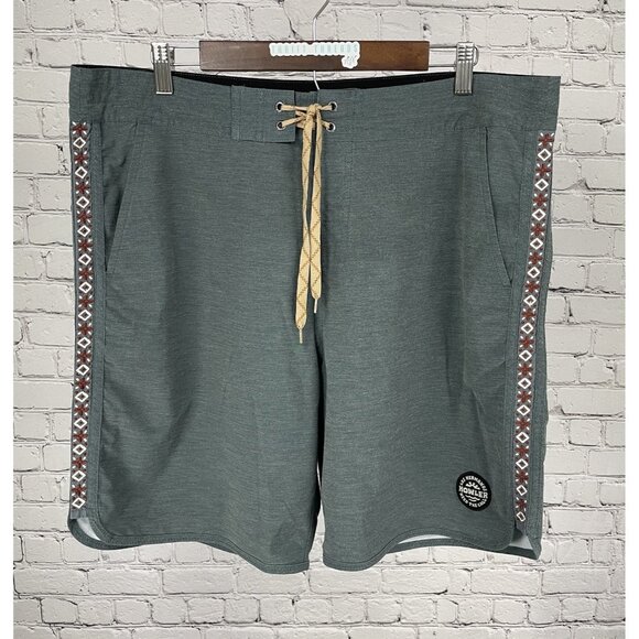 Howler Brothers | Swim | Howler Bros Green Bruja Deluxe Embroidered ...